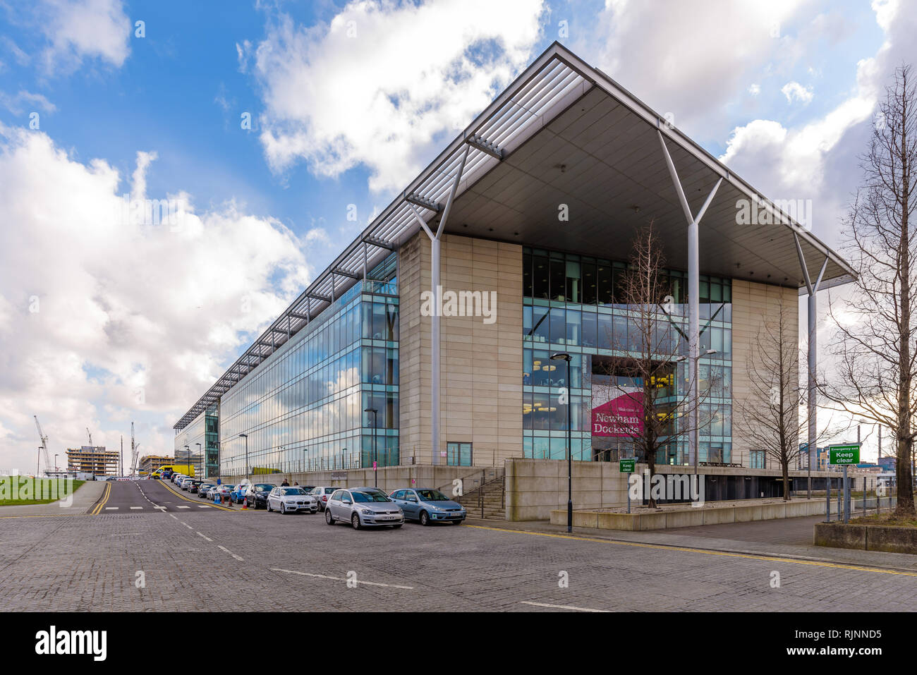 Newham Dockside, an imposing, modern glass fronted building offering ...