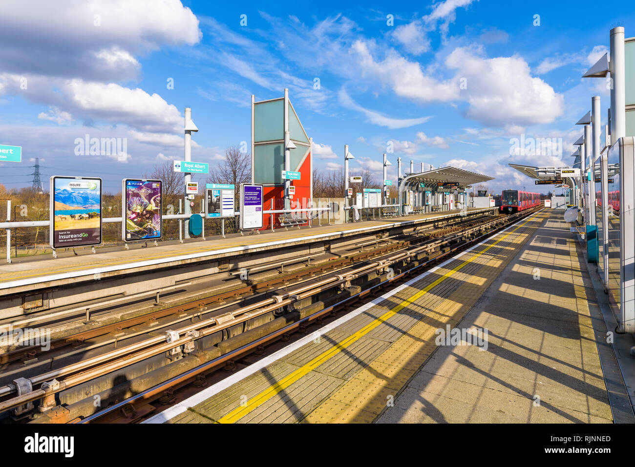 Royal albert station dlr hi-res stock photography and images - Alamy