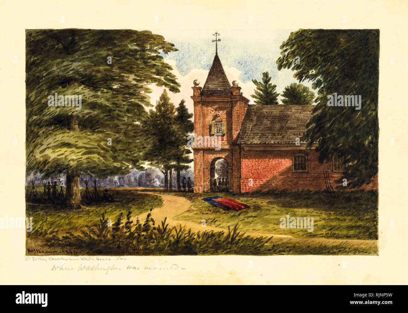 1860s church painting usa hi-res stock photography and images - Alamy