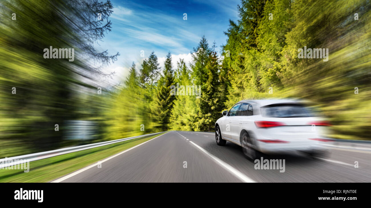 Sedan car on highway hi-res stock photography and images - Alamy