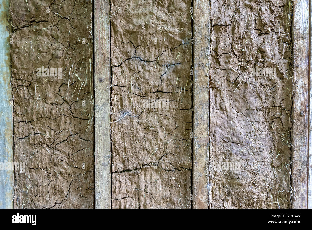 Wall of daub Stock Photo - Alamy