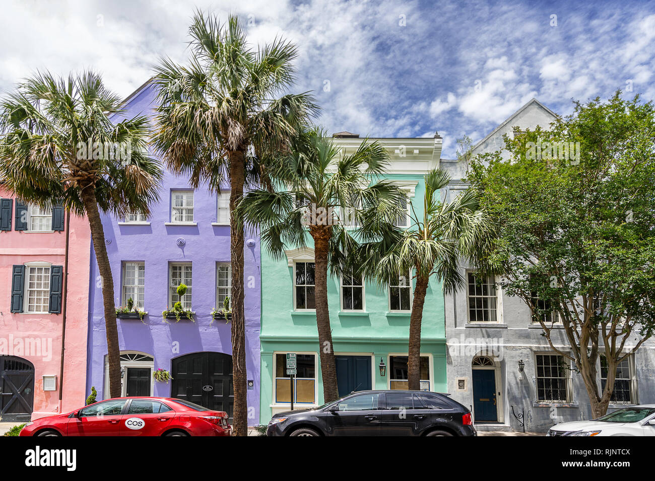 Rainbow row charleston south carolina hi-res stock photography and ...