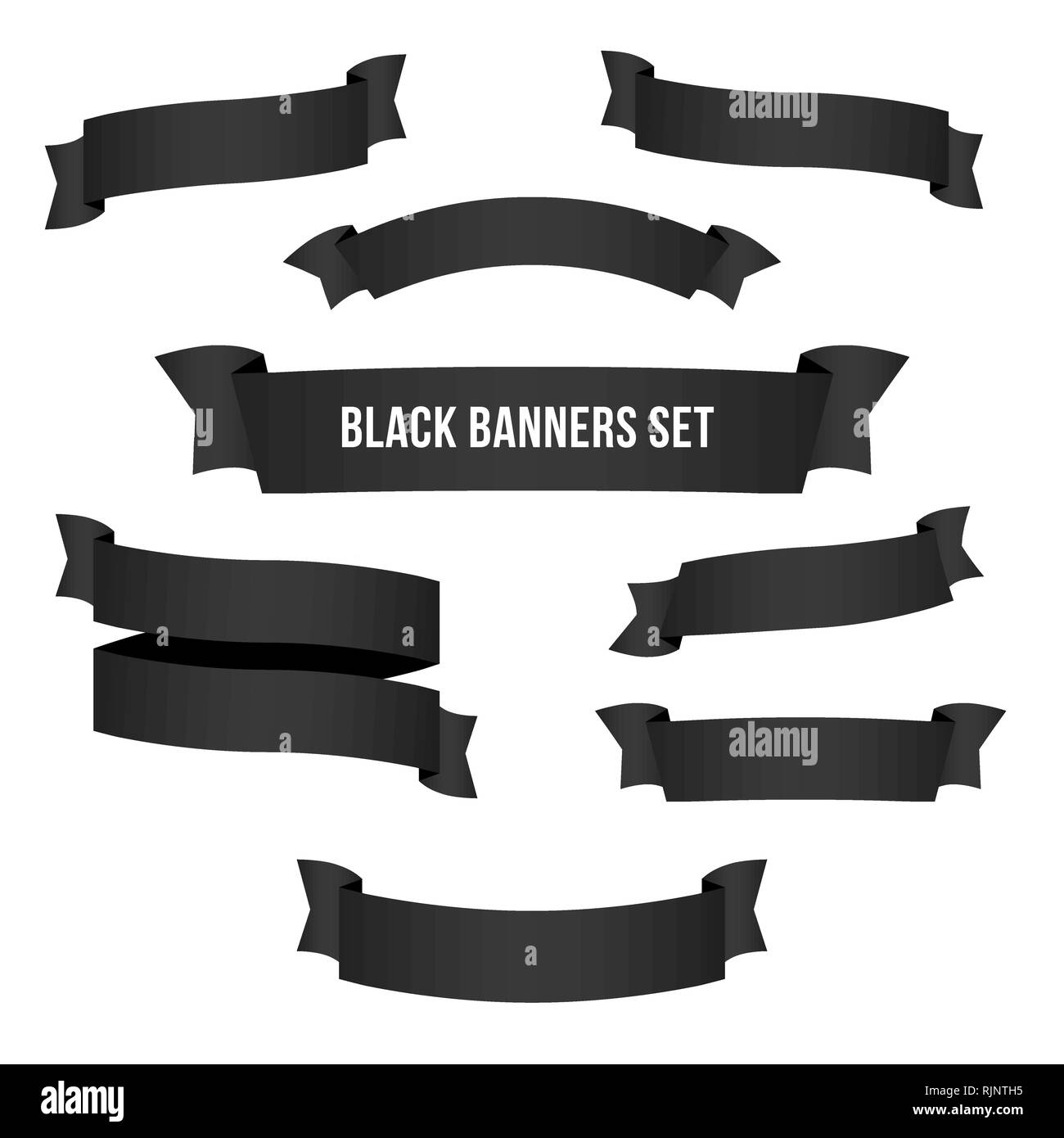 Collection illustration black Cut Out Stock Images & Pictures - Alamy