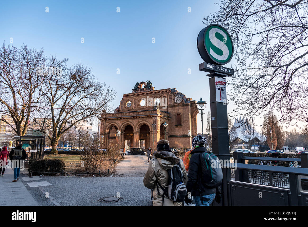 Anhalter Bahnhof, Berlin - Germany. Deutschland, railway Stock Photo ...