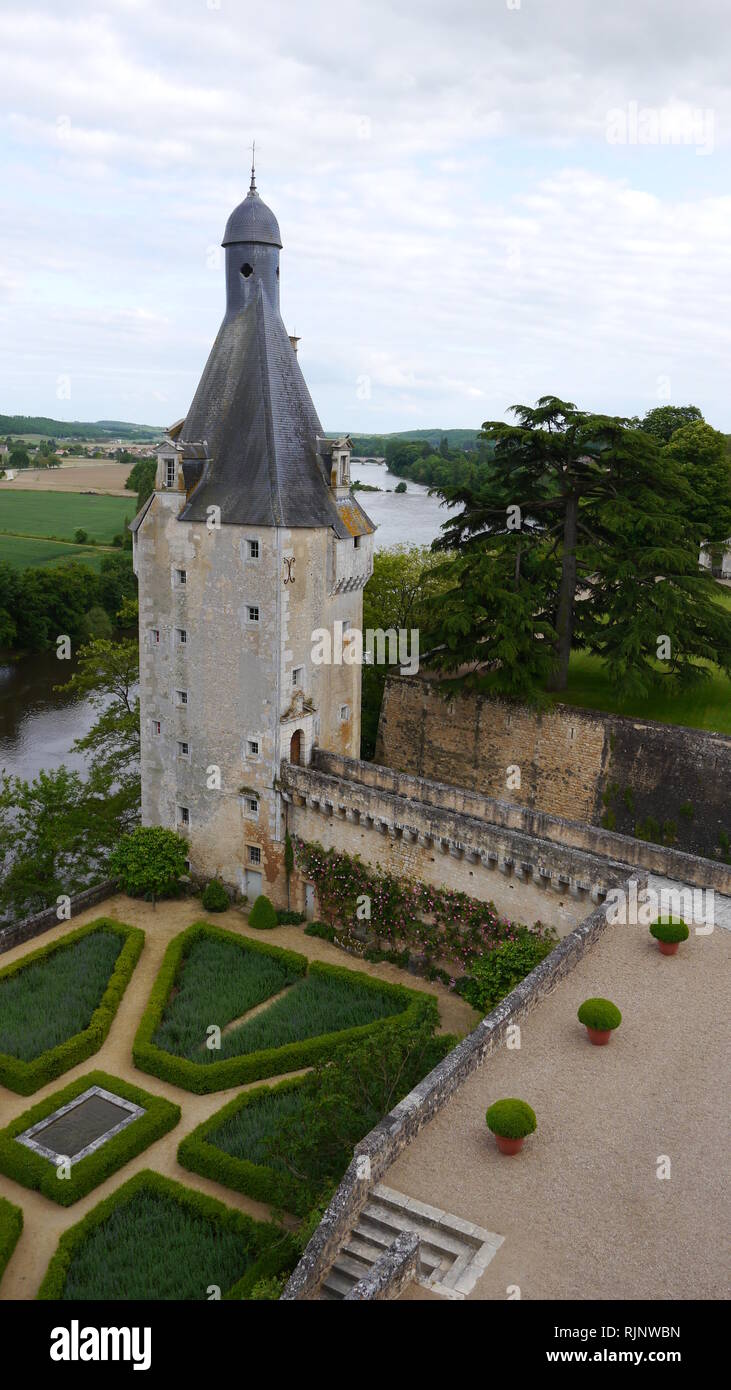 Chateau de Touffou. Bonnes, France Stock Photo - Alamy