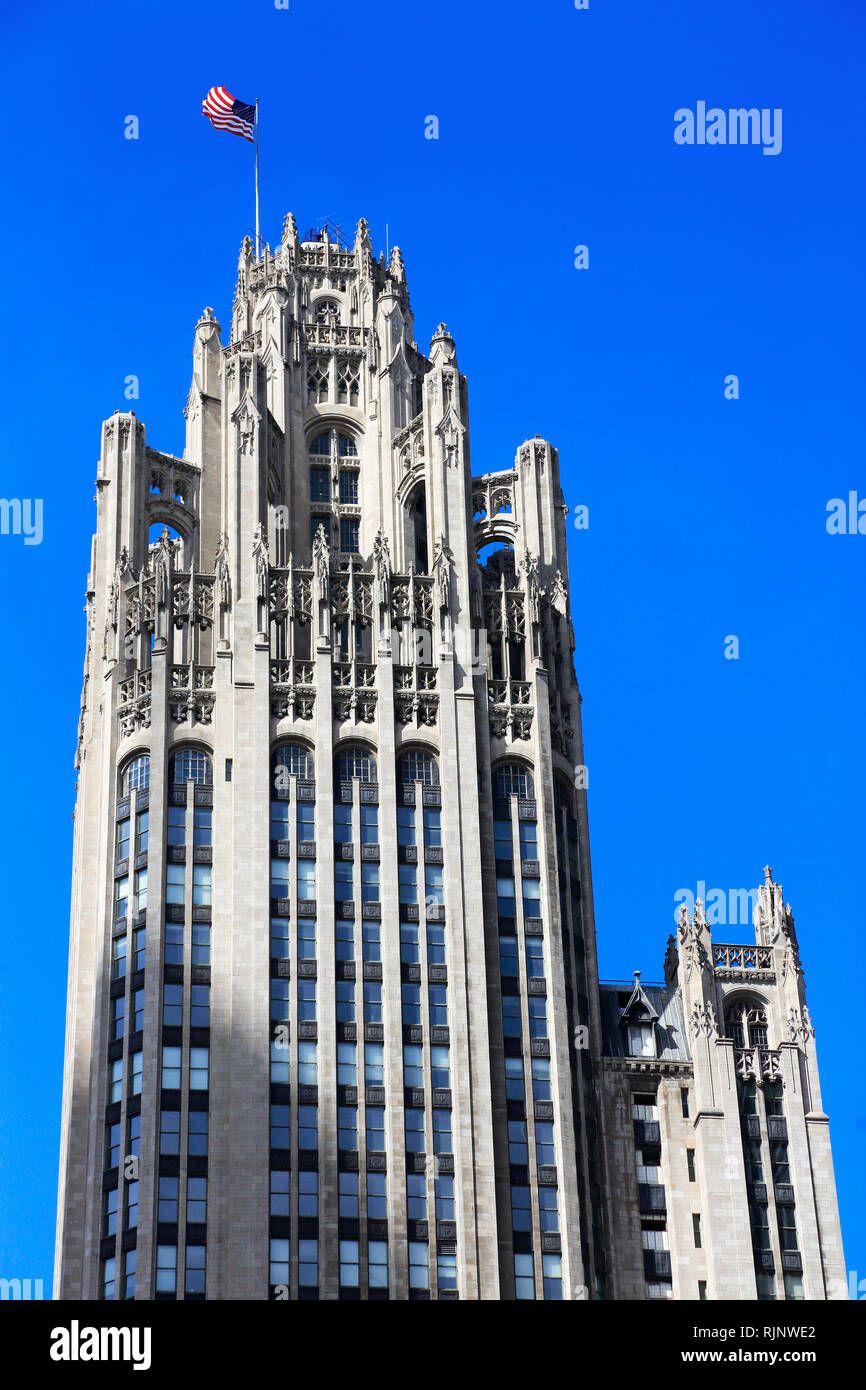 Gothic Architecture Tribune Tower