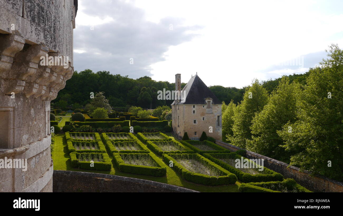 Chateau de Touffou. Bonnes, France Stock Photo - Alamy