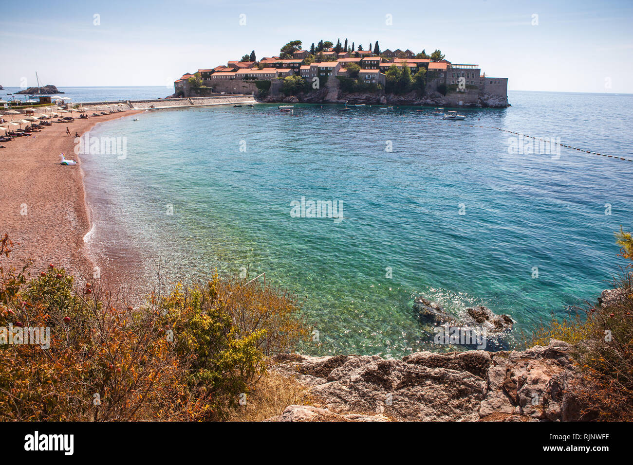 St. Stephen's Island in the Adriatic Sea Stock Photo - Alamy