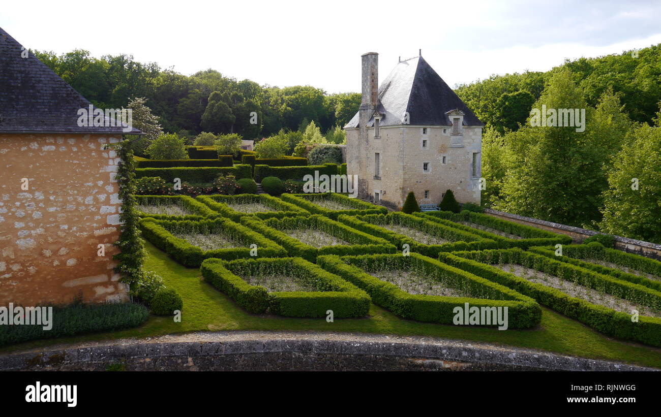 Chateau de Touffou. Bonnes, France Stock Photo - Alamy