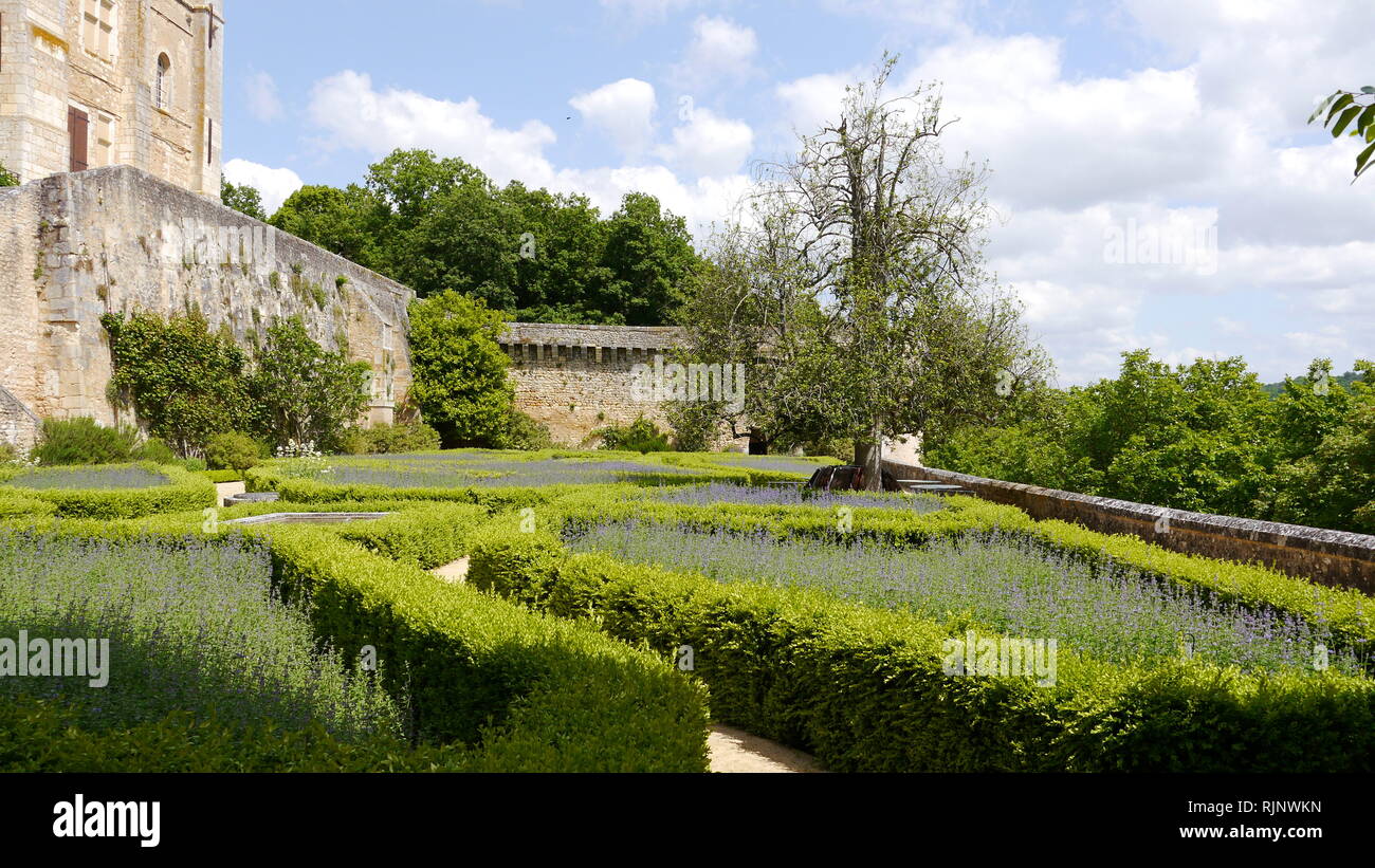 Chateau de Touffou. Bonnes, France Stock Photo - Alamy