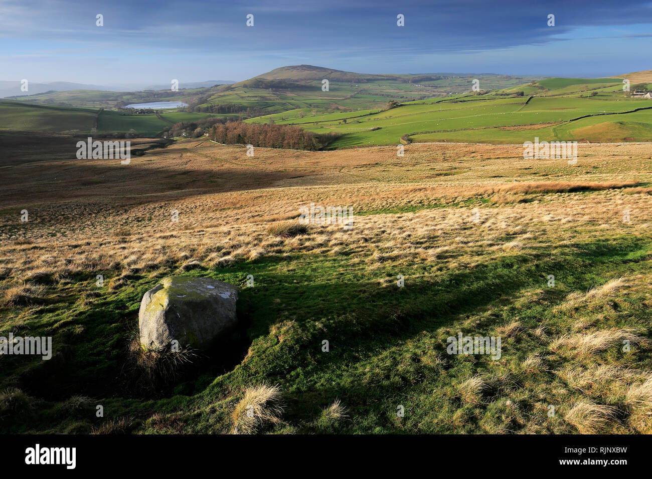 The Summit cairn on Longlands fell, Lake District National Park ...