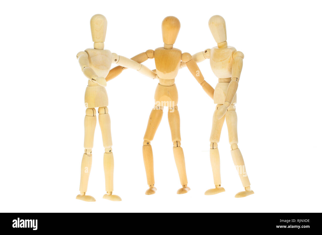 Group of artist's manikins Stock Photo - Alamy