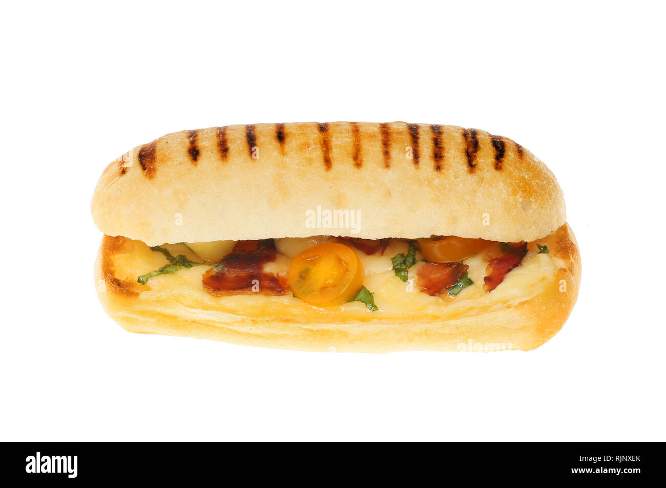 Italian pancetta white background hi-res stock photography and images ...