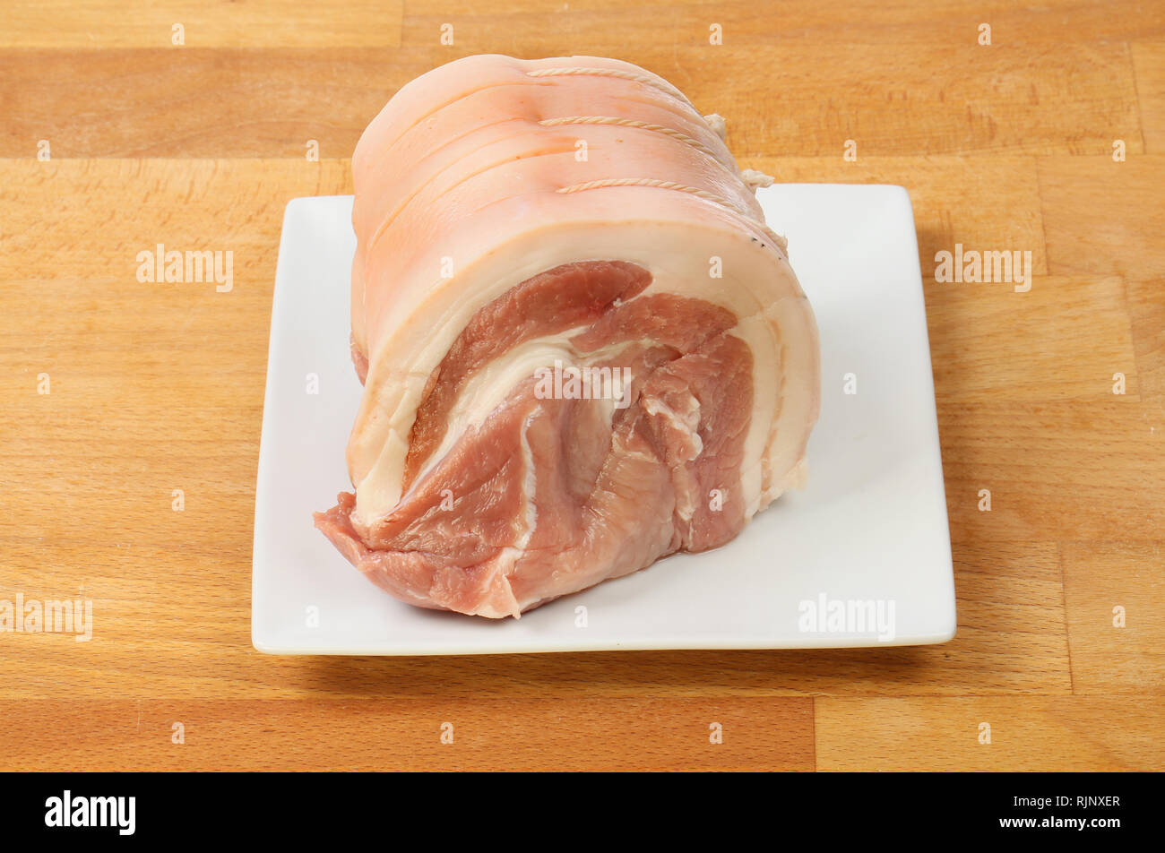 Raw joint of meat on worktop hi-res stock photography and images - Alamy
