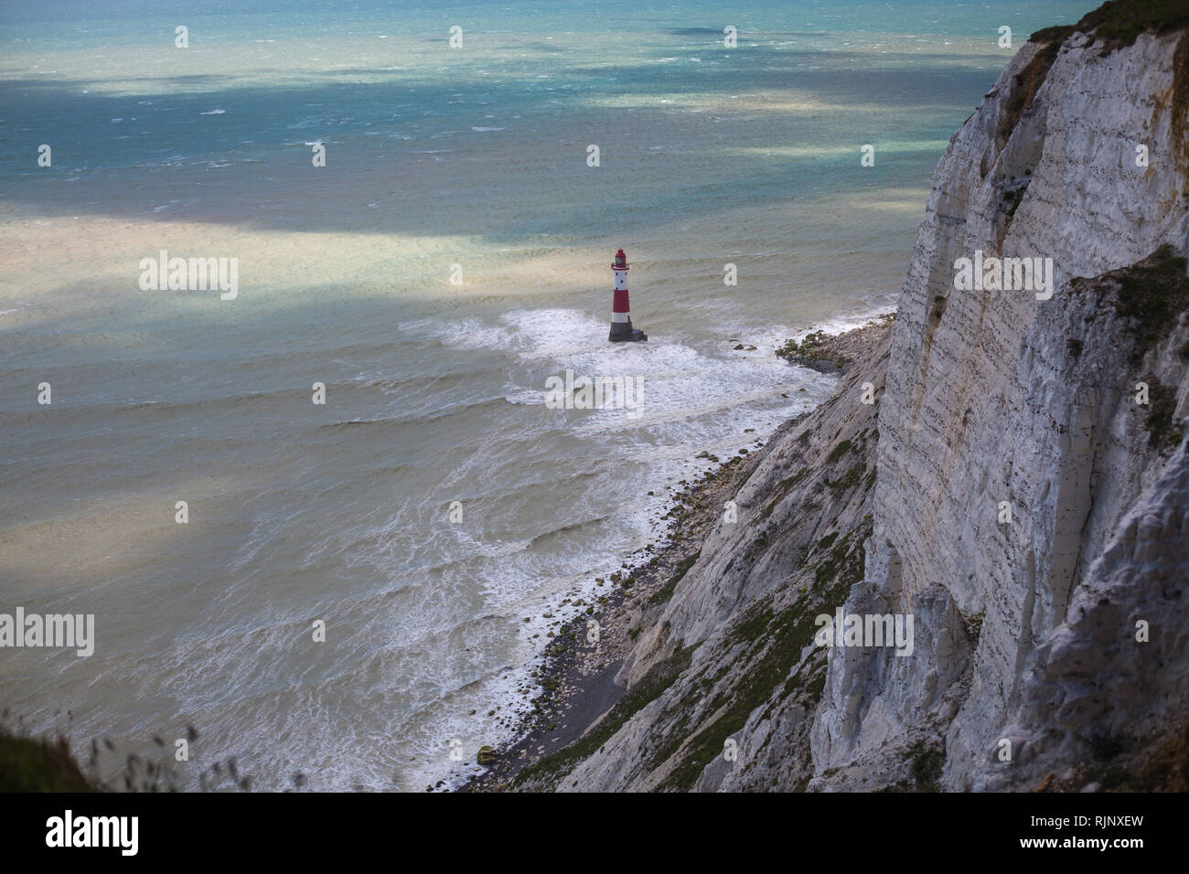 Lighthouse at beachy head hi-res stock photography and images - Alamy