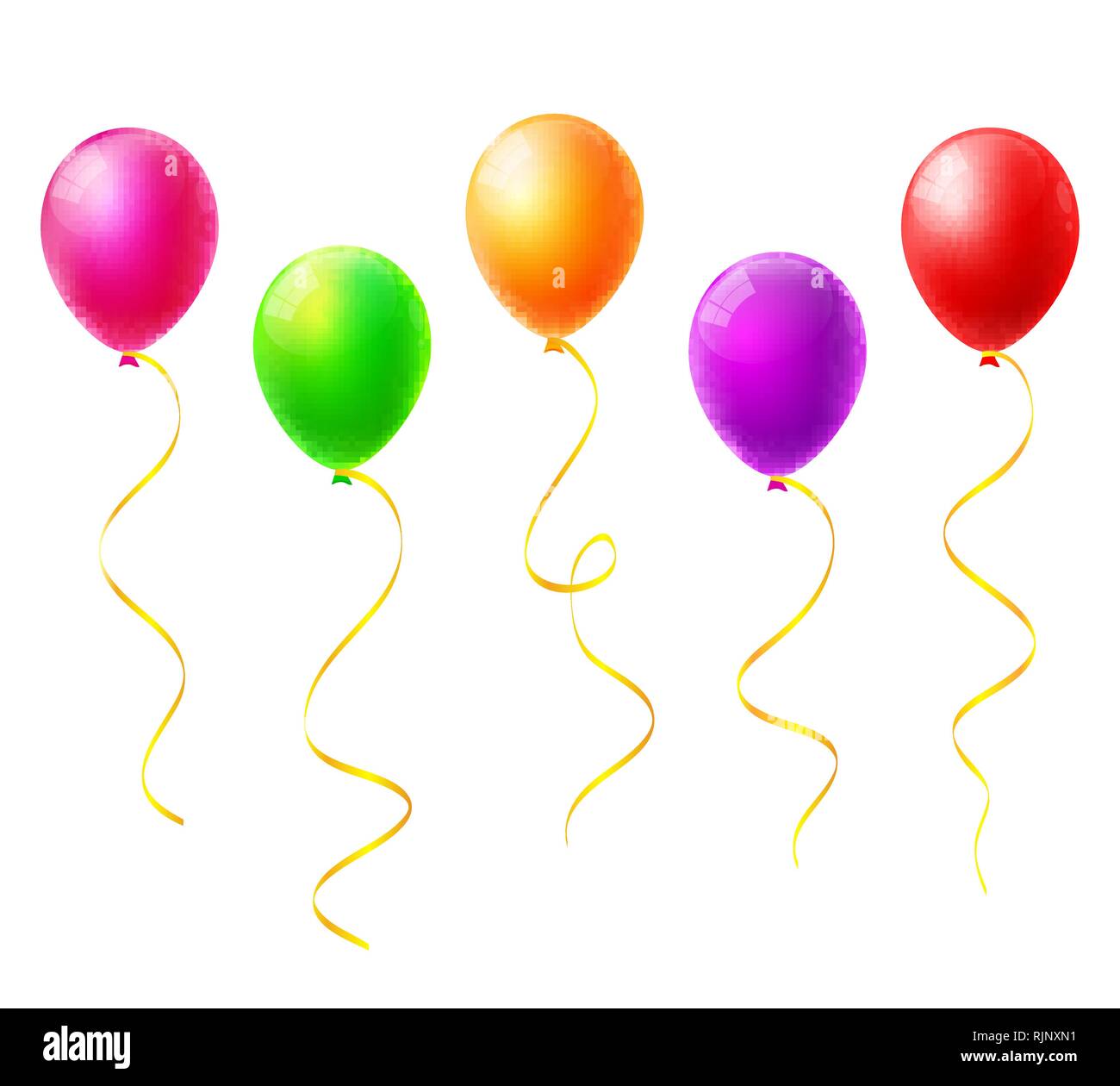 Celebrate balloons Cut Out Stock Images & Pictures - Alamy