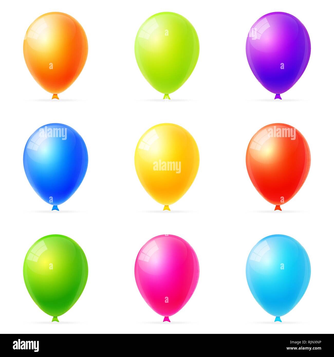 Colorful balloons vector Stock Vector Image & Art - Alamy
