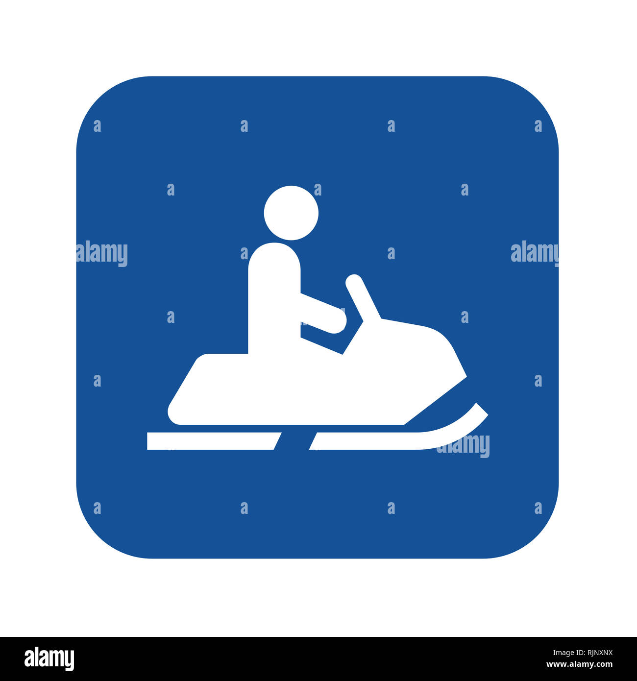 Snowmobile track sign hi-res stock photography and images - Alamy