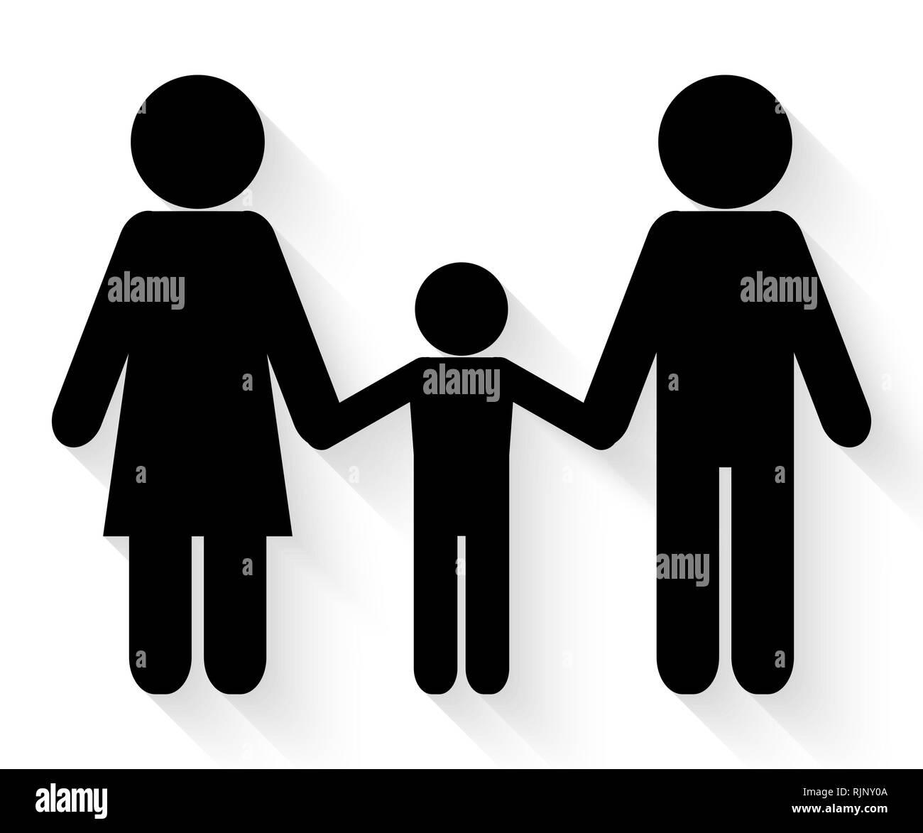 Family icon vector Stock Vector Image & Art - Alamy