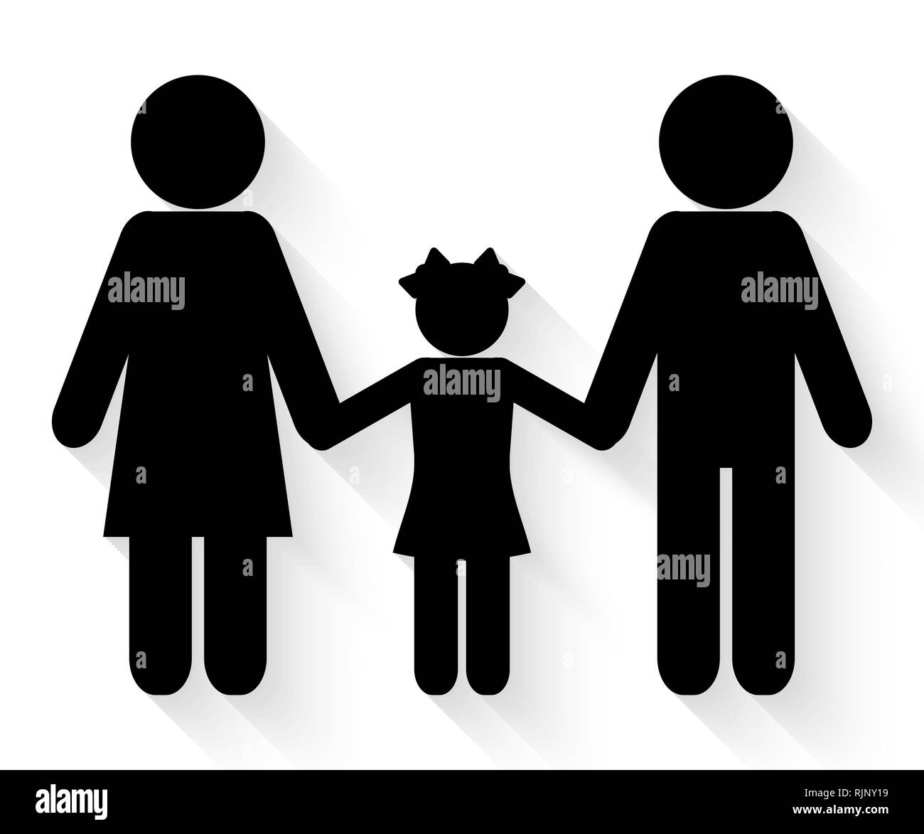 Family icon vector Stock Vector Image & Art - Alamy