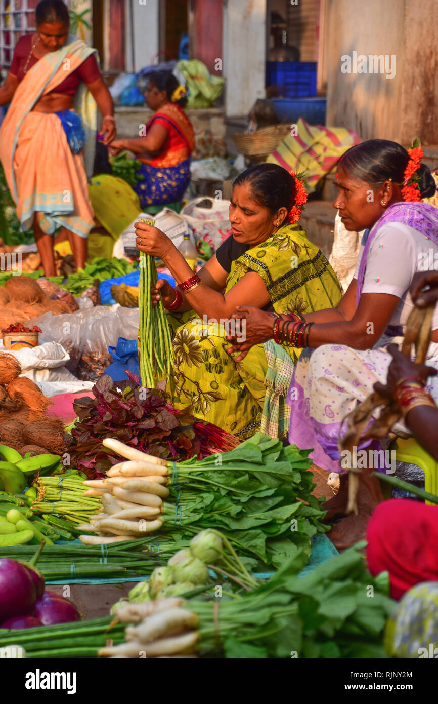 Panjim, Panaji Market, Friut & Vegetables, Goa Stock Photo - Alamy