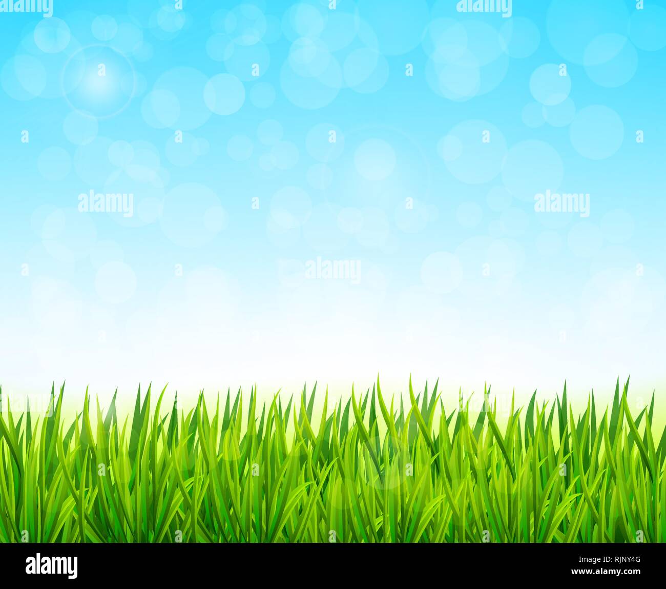 Summer green nature Stock Vector Images - Alamy