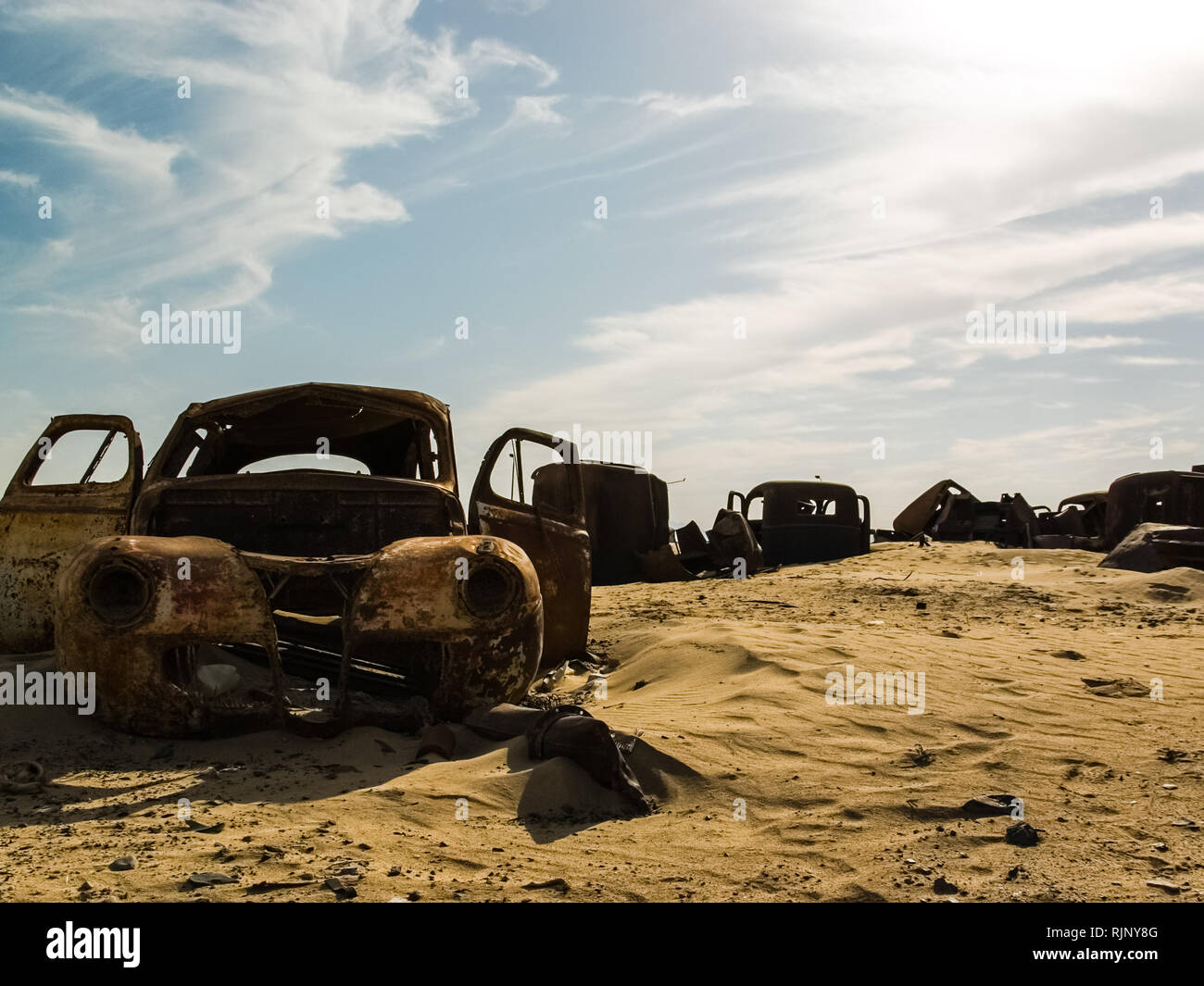 Open road inside car desert hi-res stock photography and images - Alamy