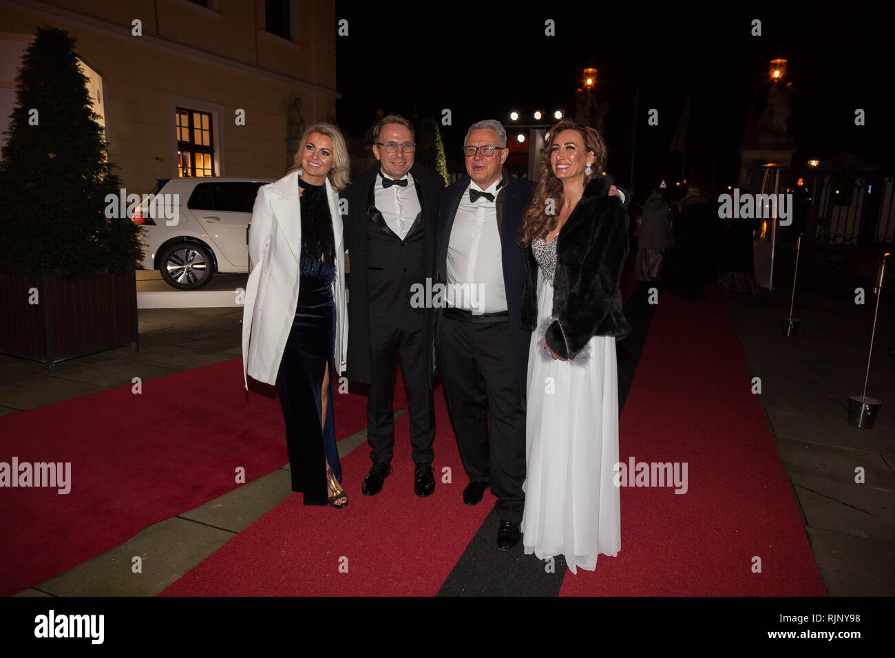 DRESDEN, GERMANY - FEBRUARY 01, 2019: the guests during the 14th Semper ...