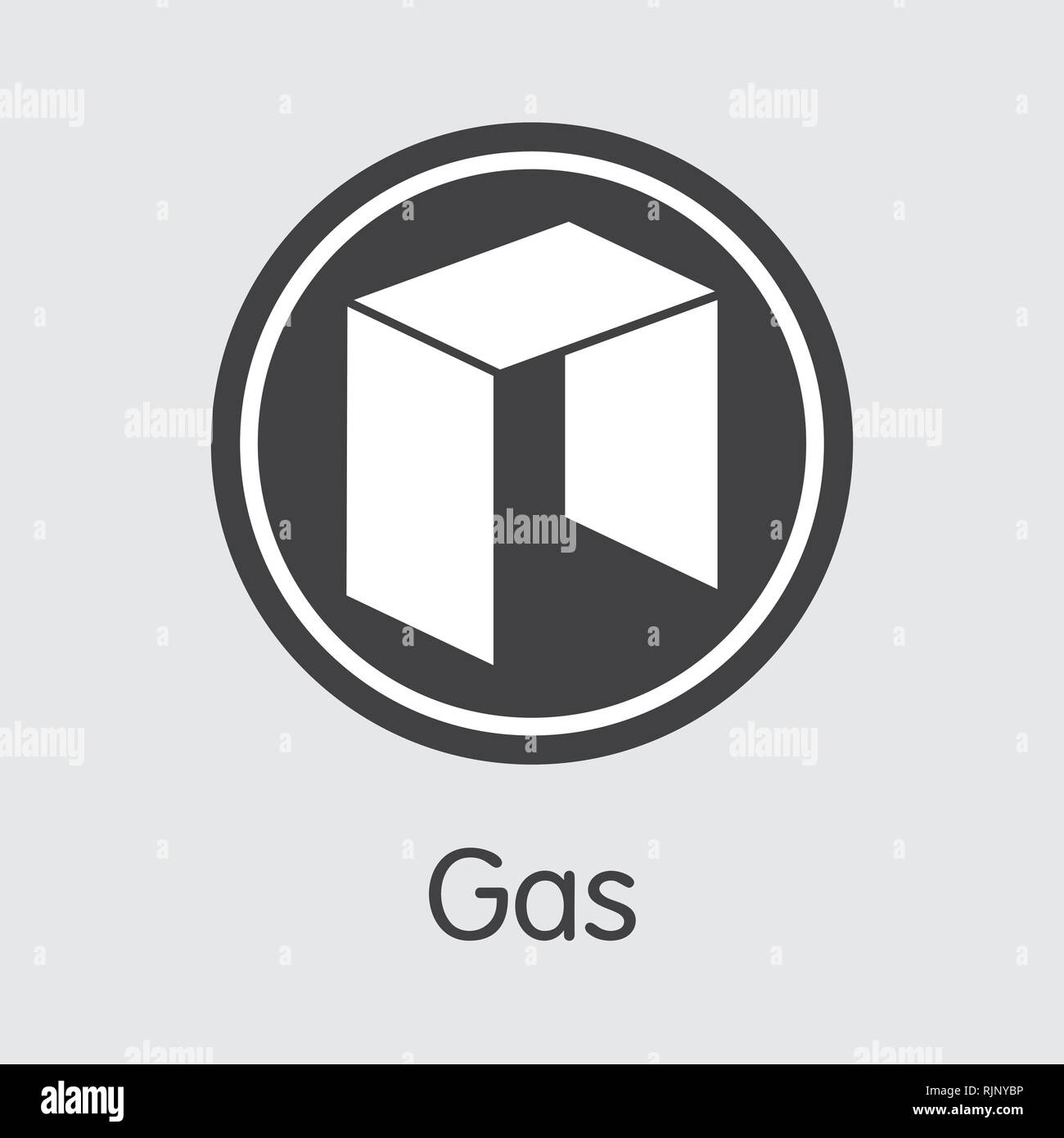 GAS - Gas. The Market Logo of Money or Market Emblem Stock Vector Image ...