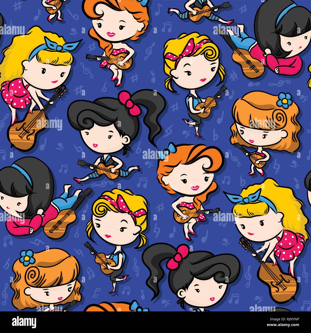 Rockabilly Stock Vector Images - Alamy