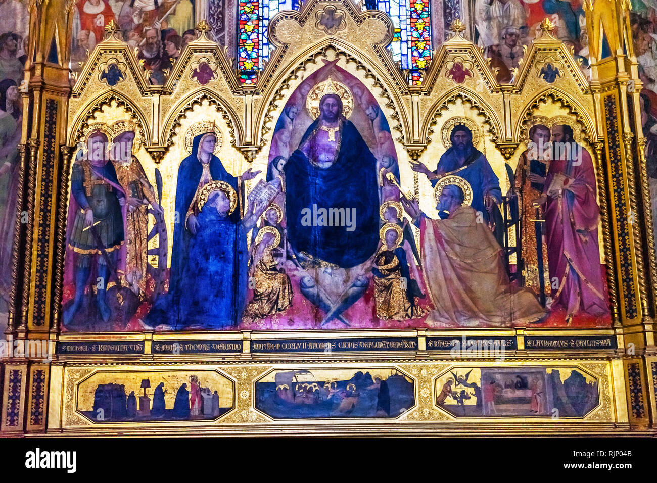 Altarpiece Redeemer Jesus Christ Strozzi Chapel Santa Maria Novella ...