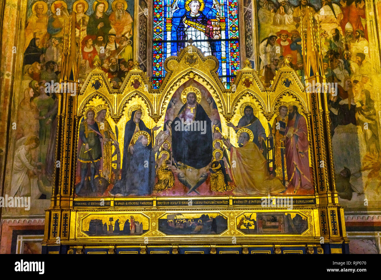 Altarpiece Redeemer Jesus Christ Strozzi Chapel Santa Maria Novella ...