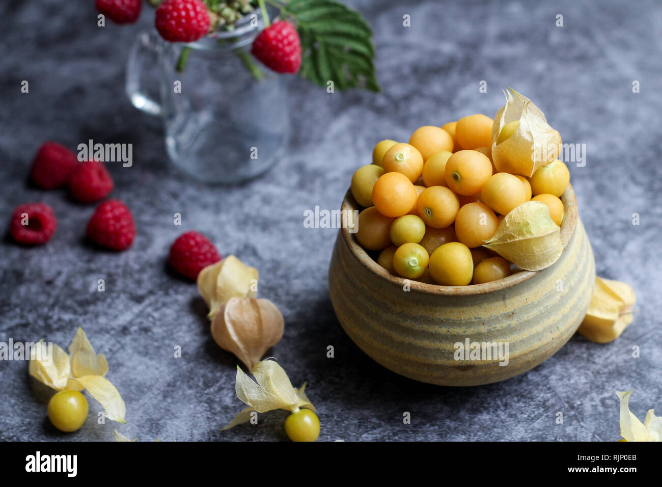 Husk cherries hi-res stock photography and images - Alamy