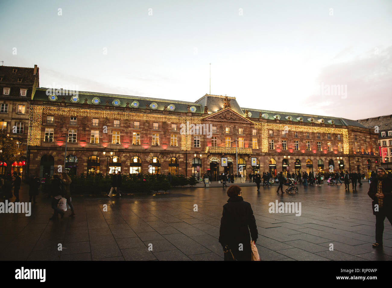 Strasbourg place kléber market hi-res stock photography and images - Alamy