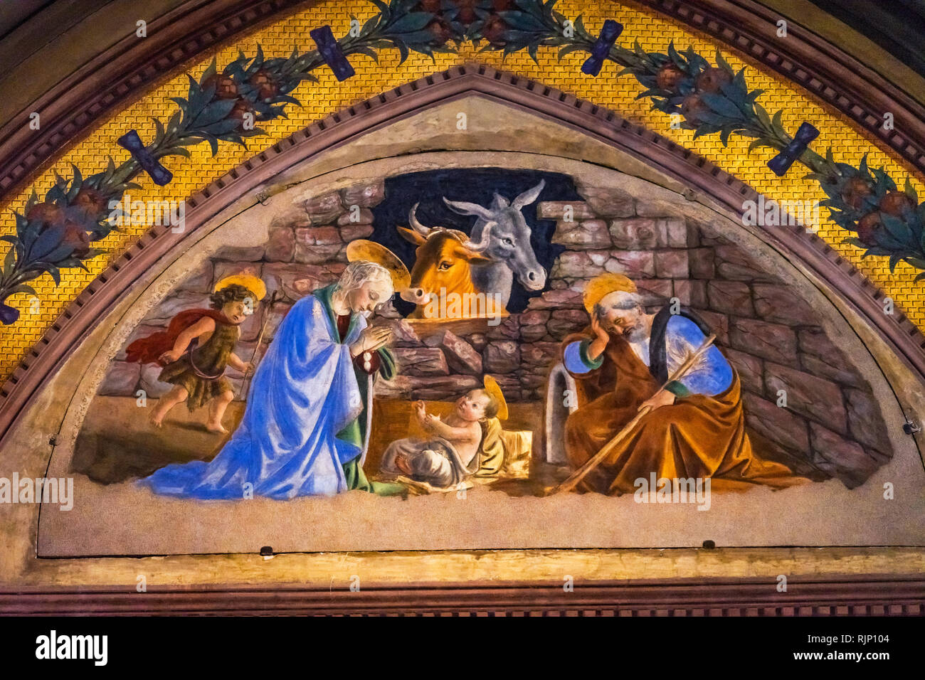 First nativity scene history hi-res stock photography and images - Alamy