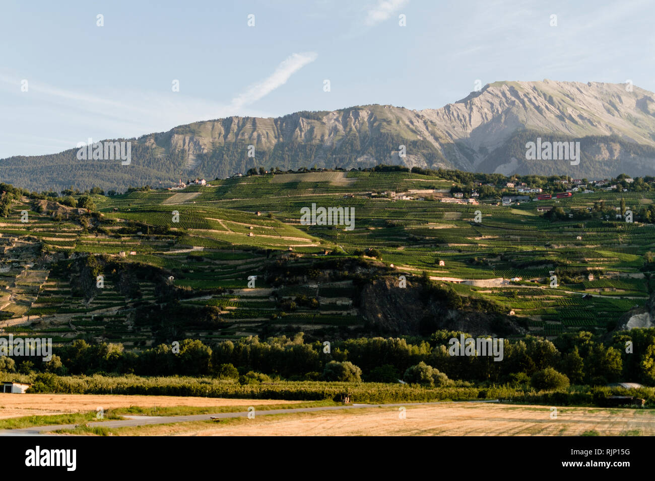 Above the rhone valley hi-res stock photography and images - Alamy