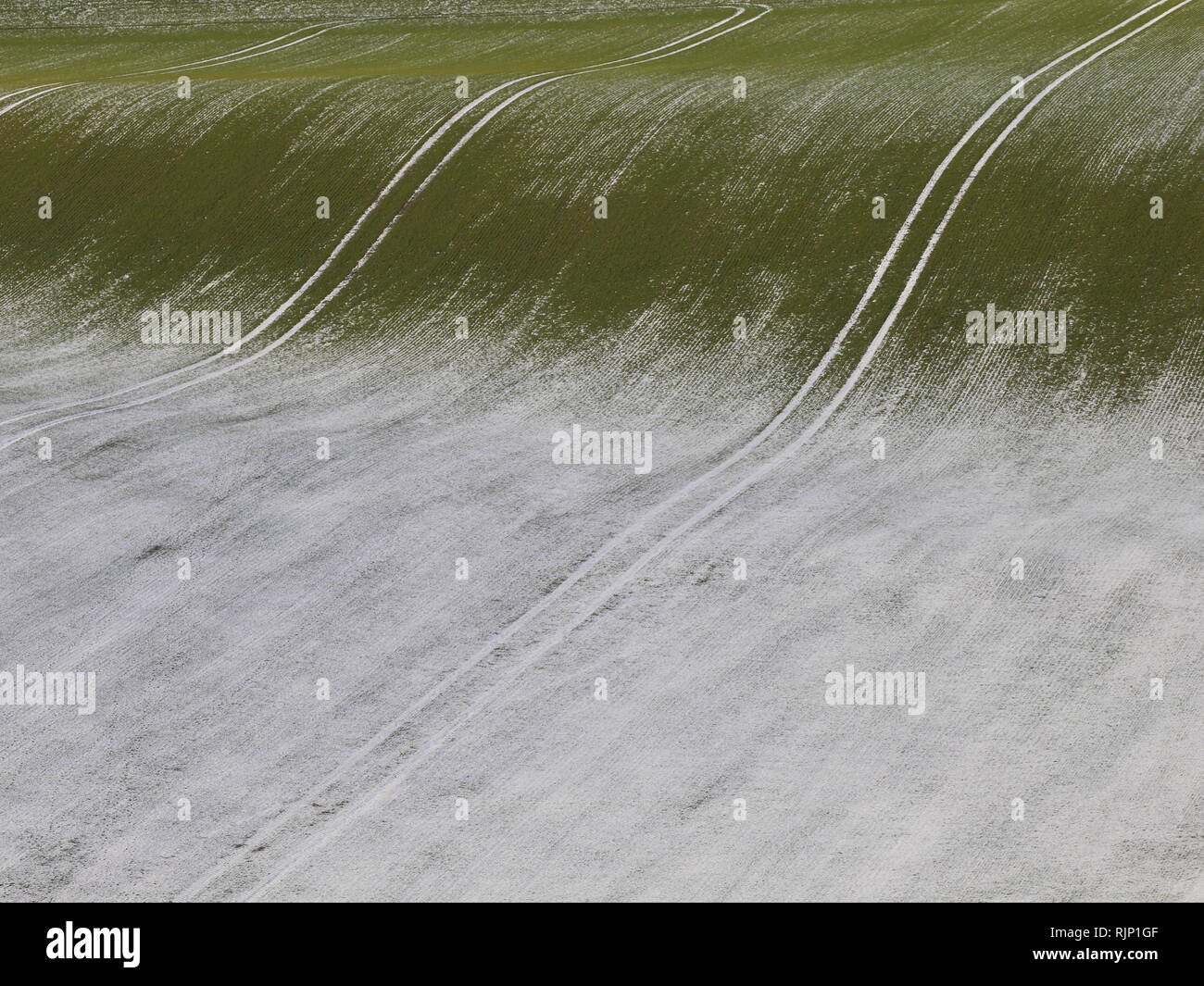 farmers fields in winter, Bedfordshire, England, UK Stock Photo - Alamy