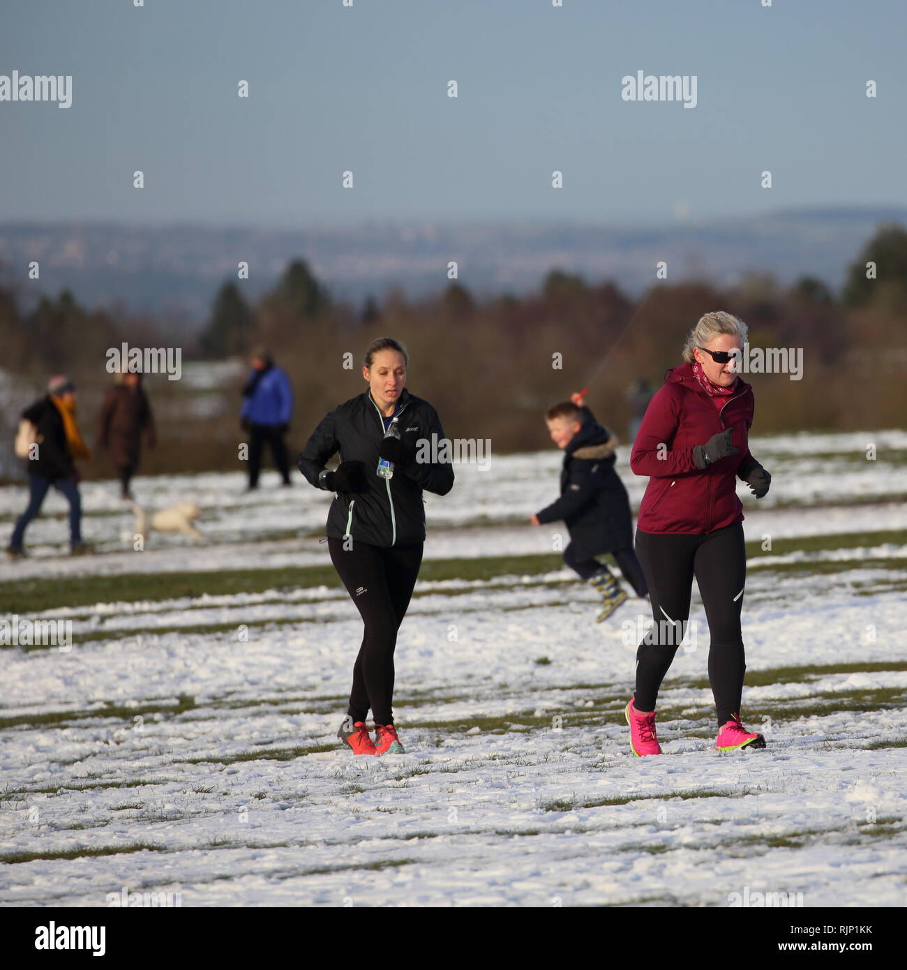 Dunstable downs winter hi-res stock photography and images - Alamy