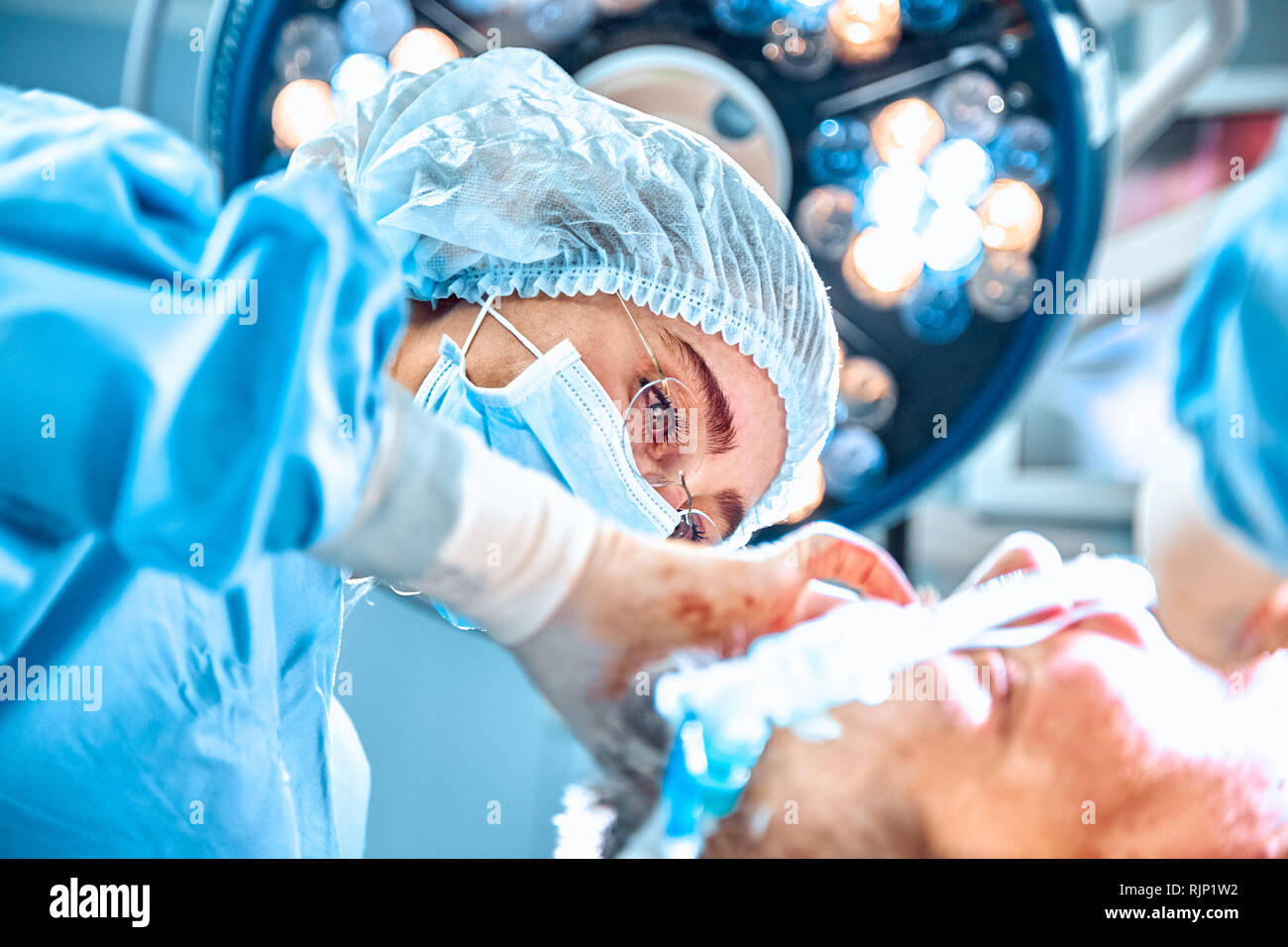 Neck incision hi-res stock photography and images - Alamy