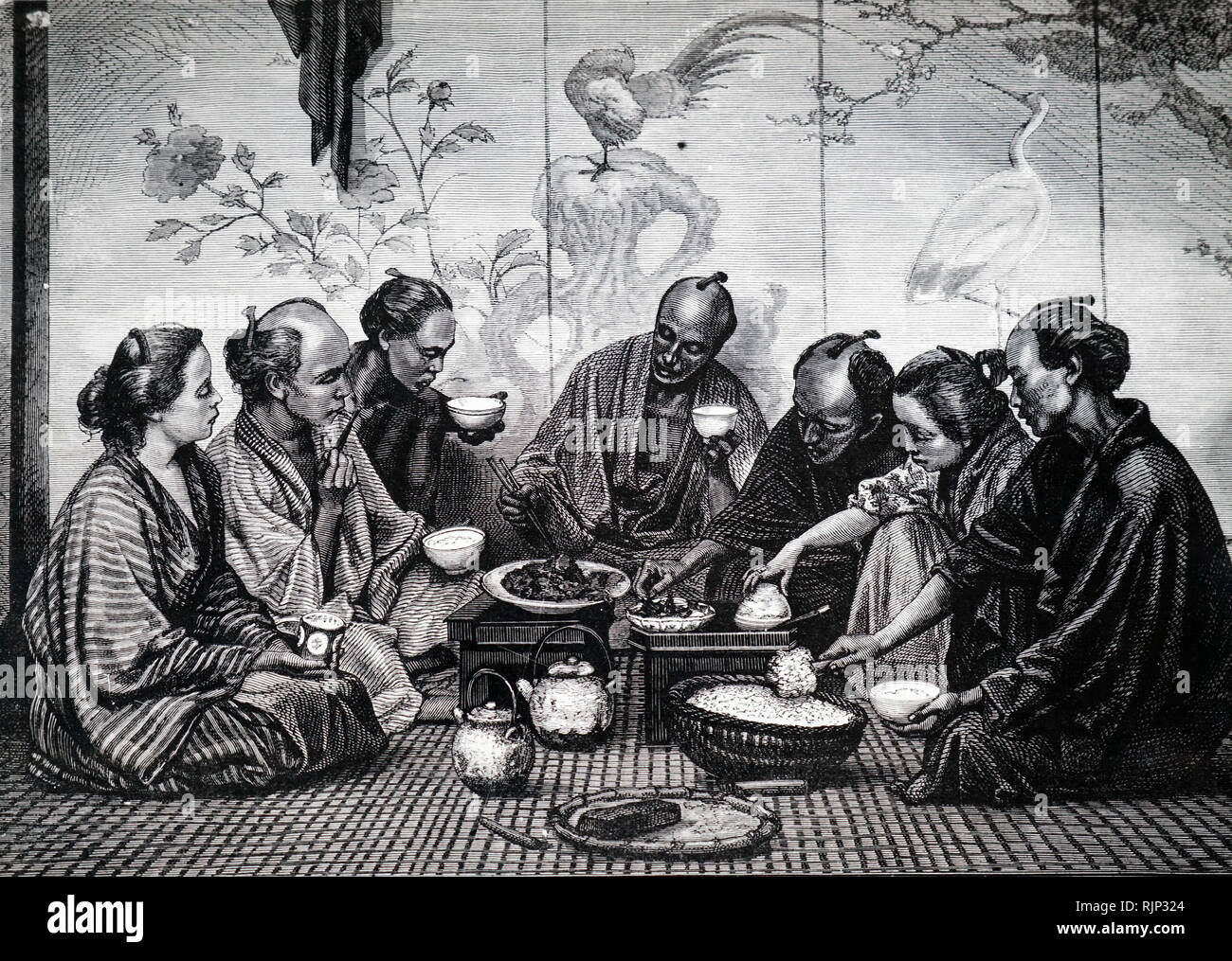 19th century food eating High Resolution Stock Photography and Images ...