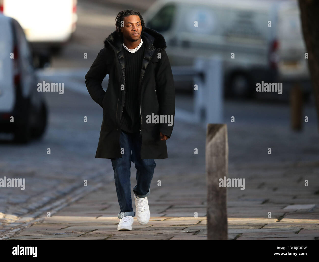 Ceon Broughton, 29, arrives at Winchester Crown Court where he is ...