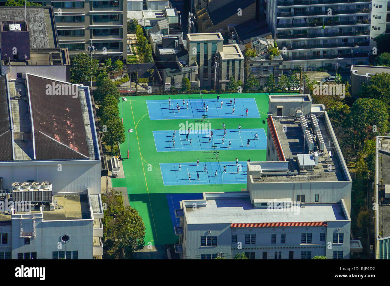Japan rooftop sport hi-res stock photography and images - Alamy
