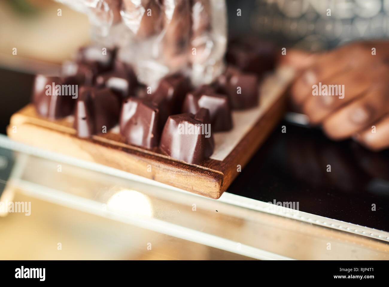 Handmade chocolate display hi-res stock photography and images - Alamy