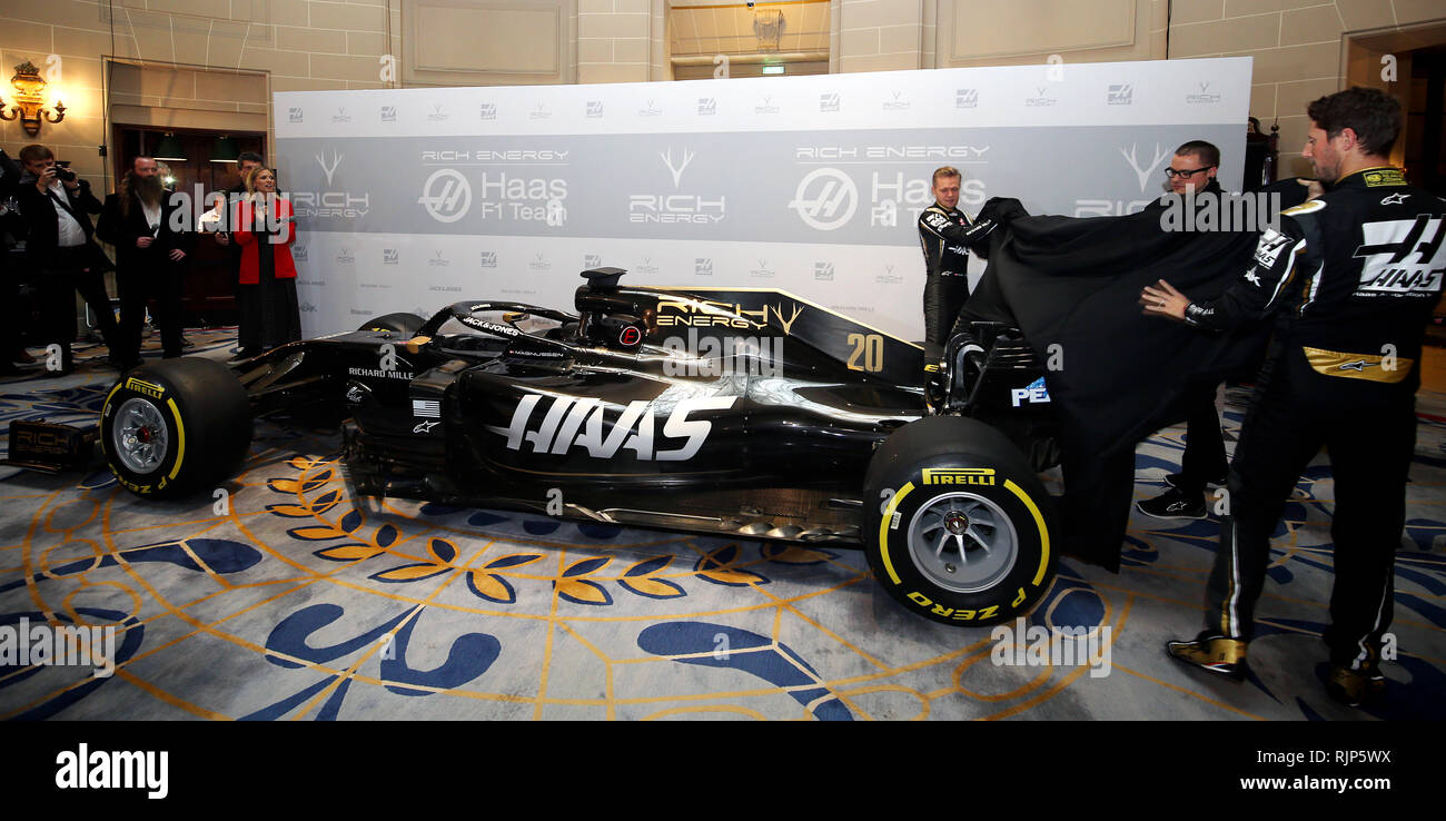 Haas 2019 livery launch hi-res stock photography and images - Alamy