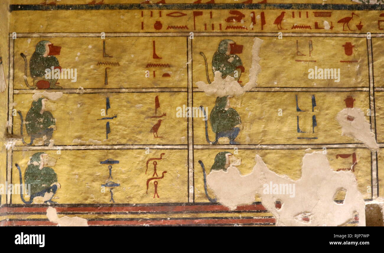 A photograph taken of Tomb WV23, in the Valley of the Kings, was the ...