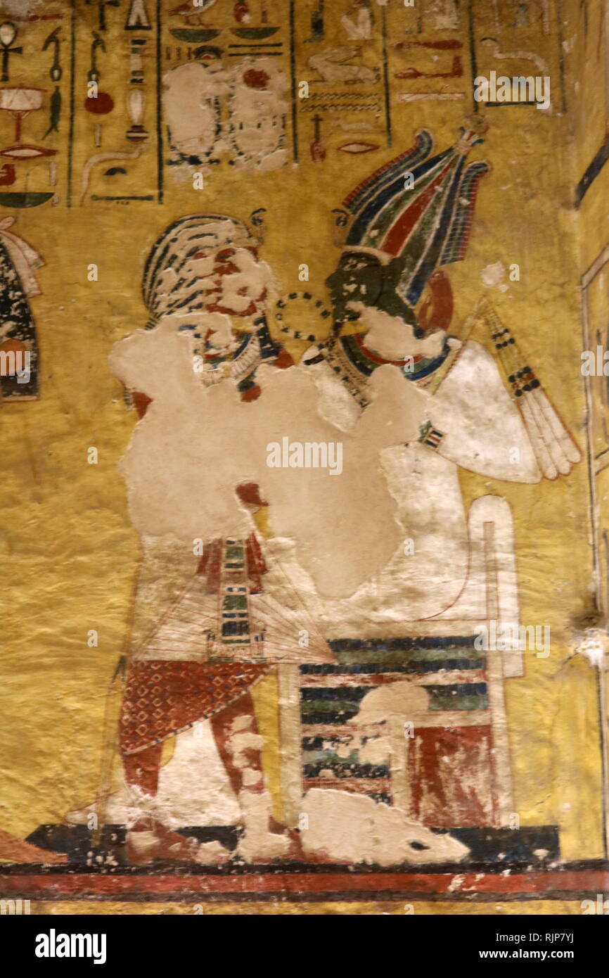 A photograph taken of Tomb WV23, in the Valley of the Kings, was the ...