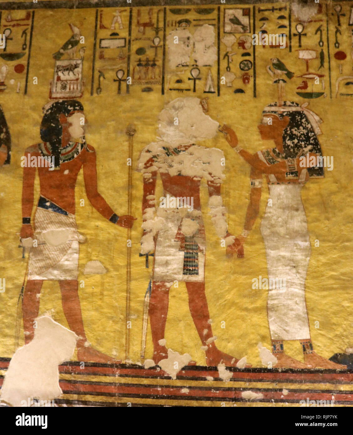 A photograph taken of Tomb WV23, in the Valley of the Kings, was the ...