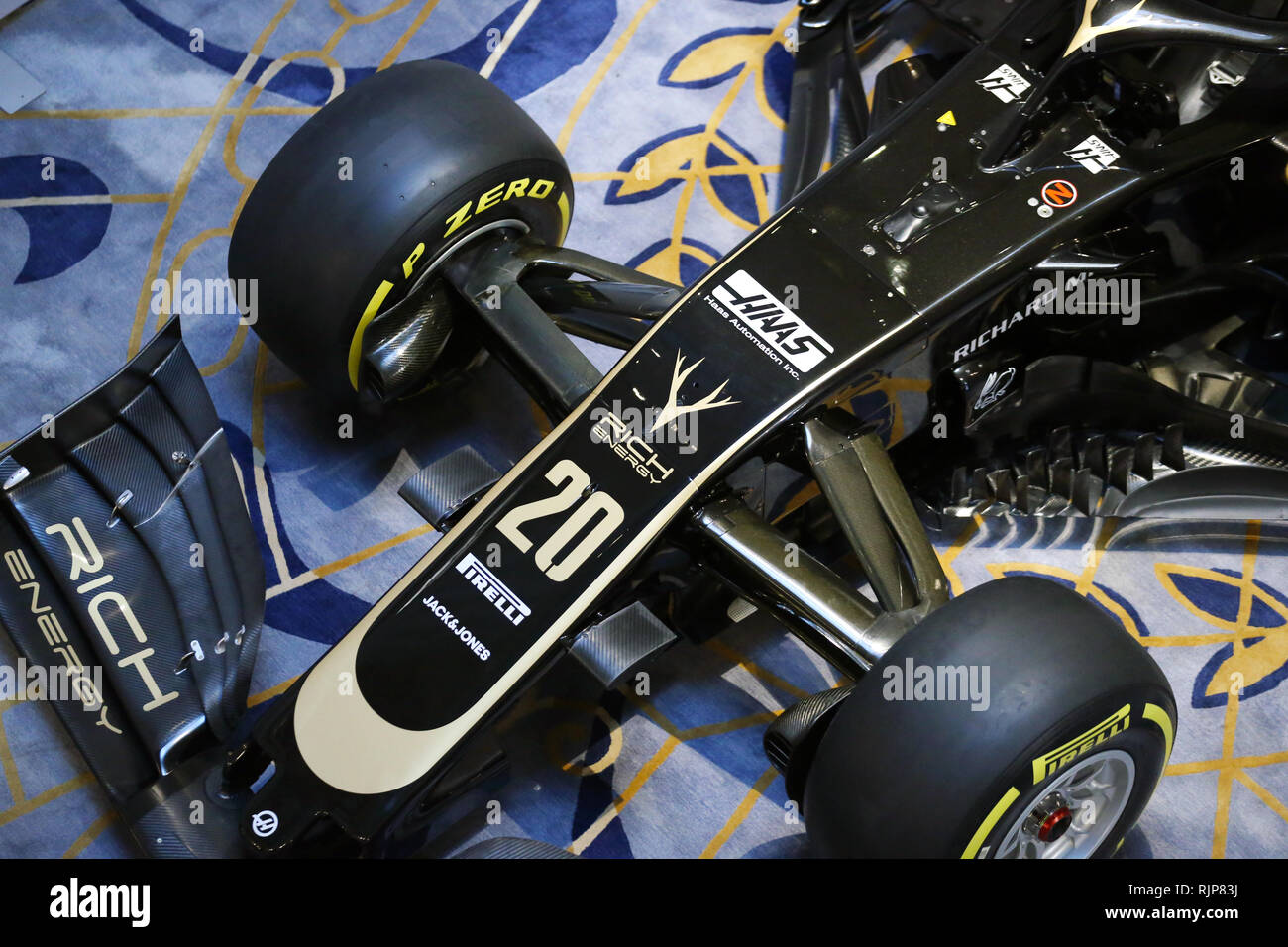 Rich Energy Livery during the Rich Energy Haas F1 Team 2019 car launch ...