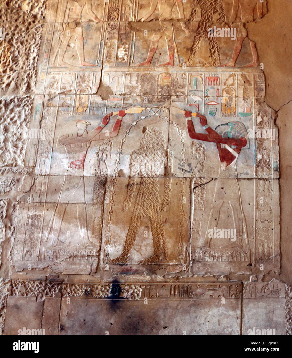 A photograph taken of the Festival Hall of Thutmose III (Akh-menu) is ...