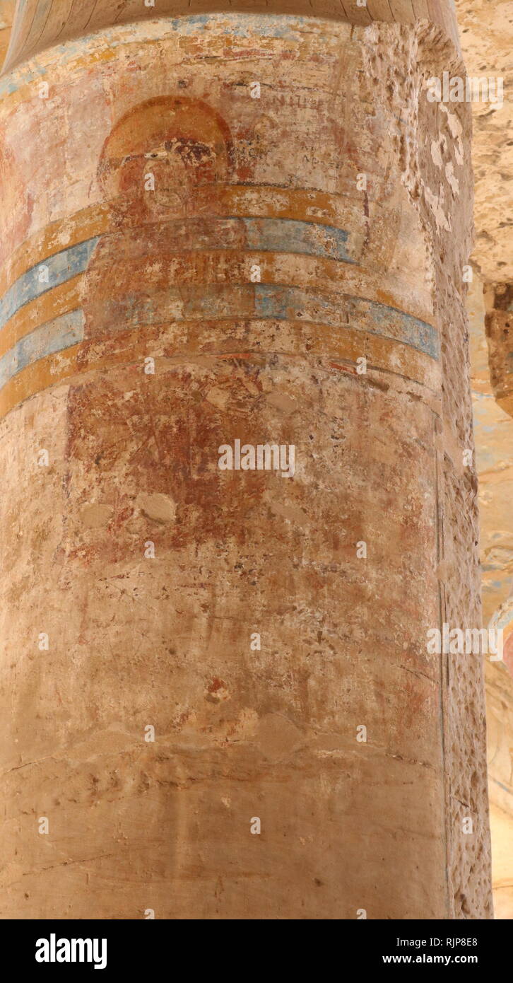 A photograph taken of the Festival Hall of Thutmose III (Akh-menu) is ...